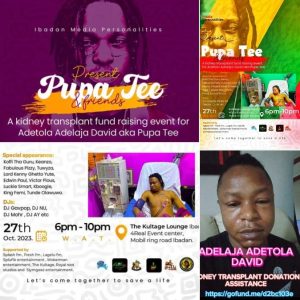 Urgent Appeal: Nigerian Singer Pupa Tee Seeks Financial Aid for Kidney ...